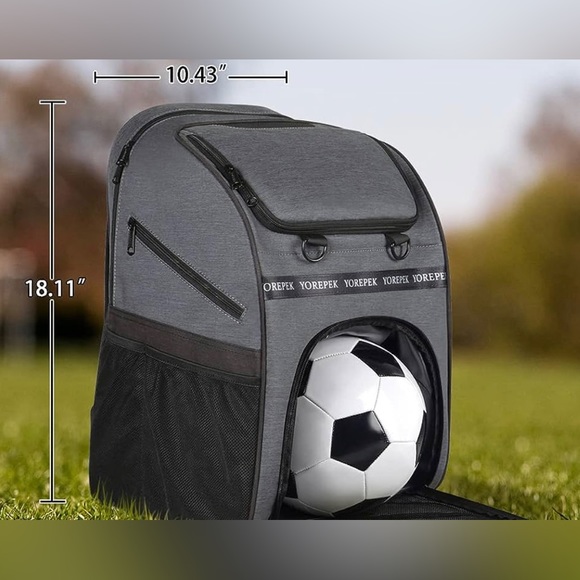 Bags | Nwt Backpack With Ball Compartment Large Capacity Sports ...